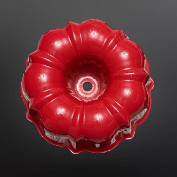 Nordic Ware | Kitchen | Vintagenordic Ware Red Bundt Cake Pan Smaller ...